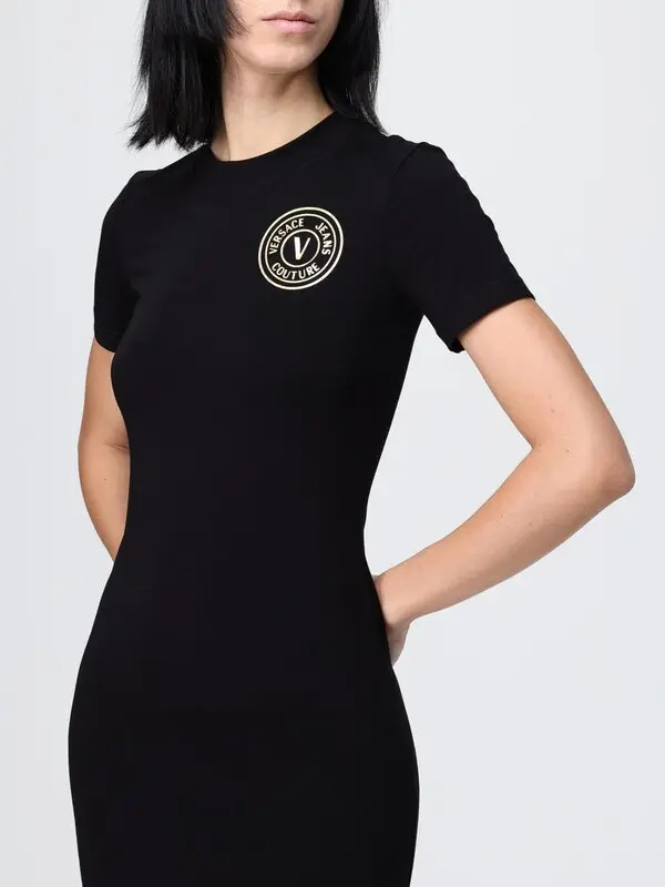 Versace T-shirt Dress With Logo Detail