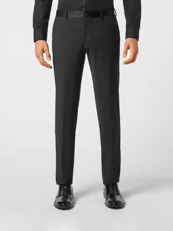 Philipp Plein Wool Blend Trousers