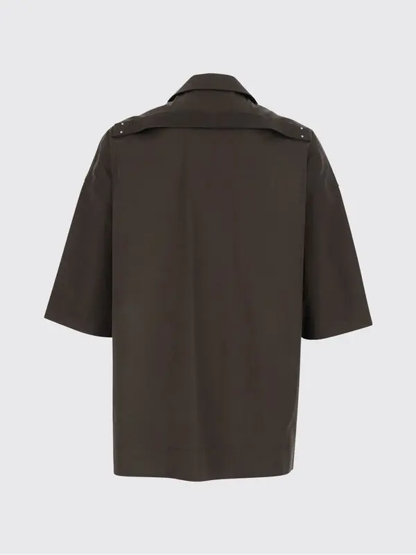 Rick Owens Casual Stretch Cotton Shirt
