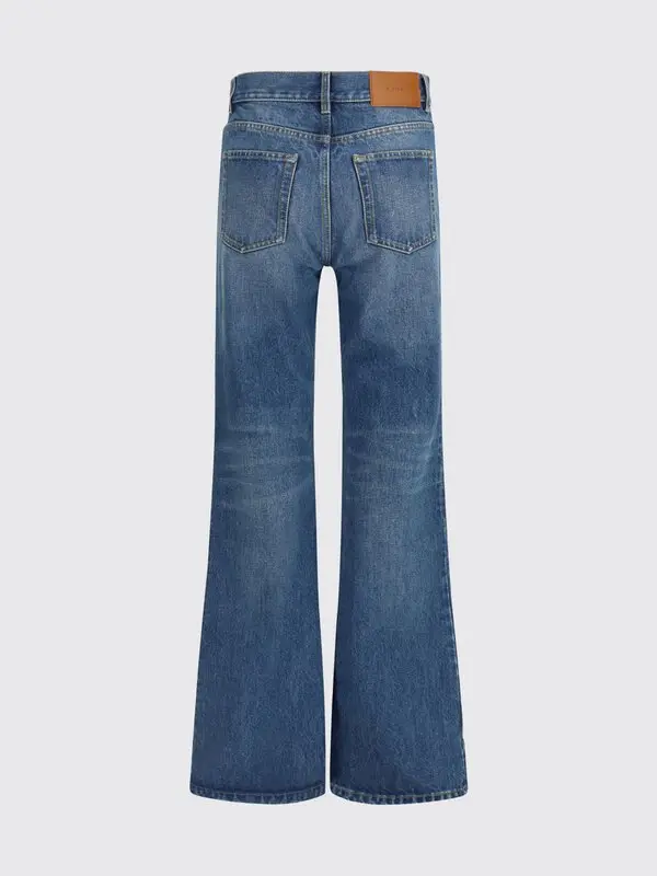 Chloé Flared Cotton Denim Jeans