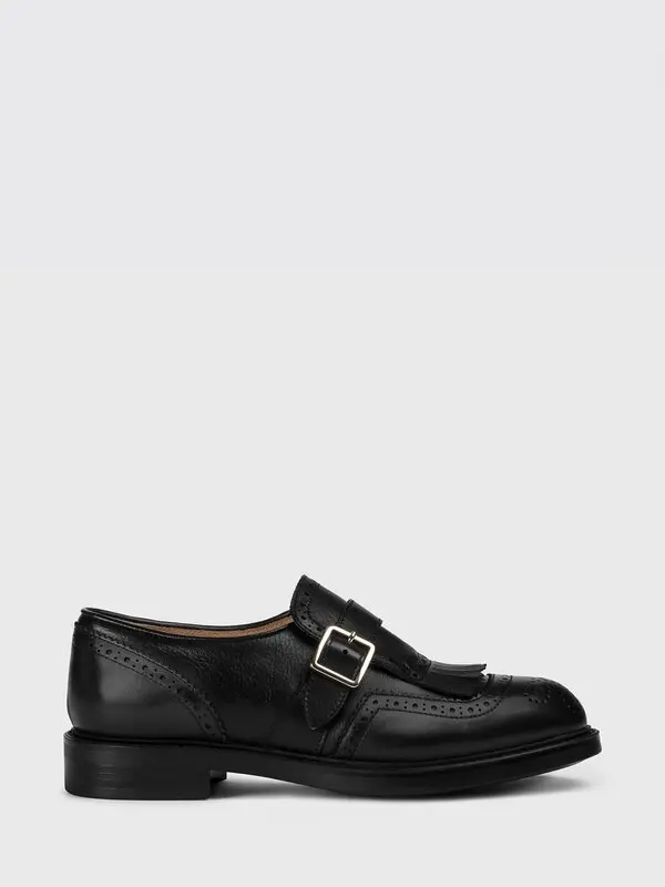 DOUCAL'S Brogues With Buckle And Fringe Detailing
