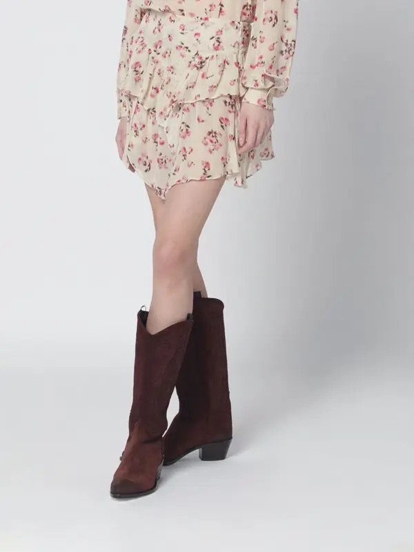 Isabel Marant Étoile Floral Ruffle Skirt