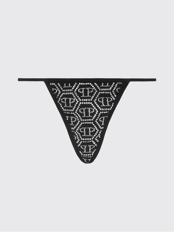 Philipp Plein All-over Crystal Pp Thong