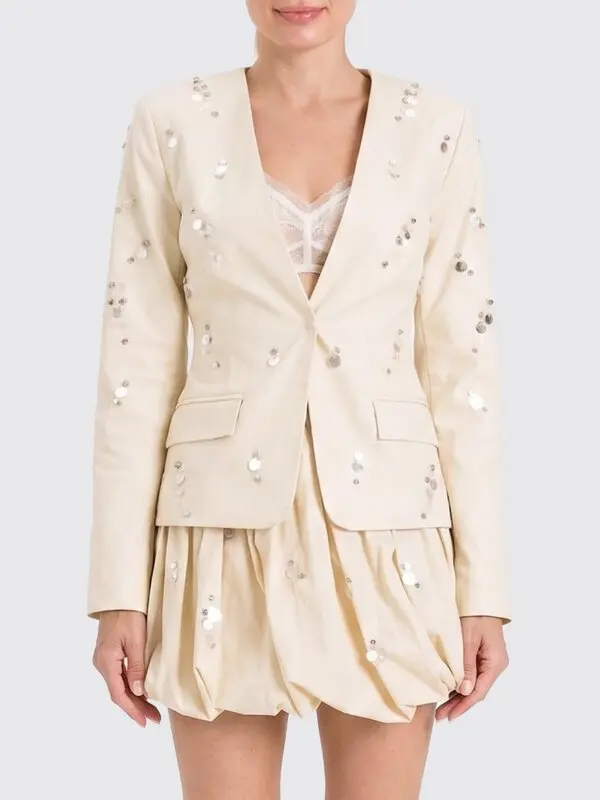TWINSET Cotton Blazer With Sequins