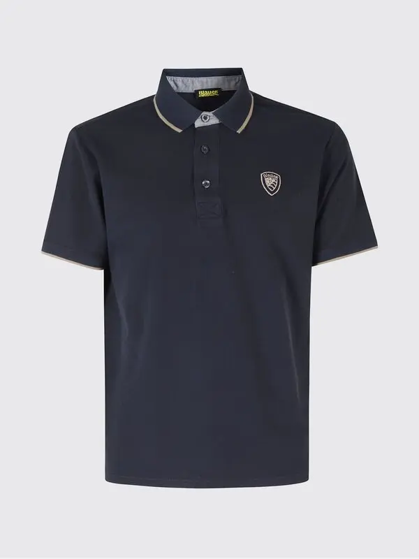 BLAUER. Polo Shirt - Blue