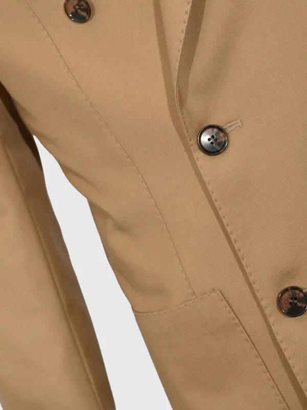 SARTORIO NAPOLI Double-breasted Cashmere And Silk Blazer With Peak Lapels