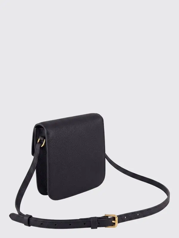 TOM FORD Tara Grained Leather Mini Crossbody Bag - Black
