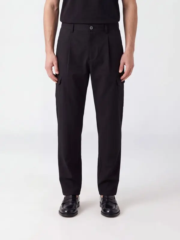 Herno Technical Fabric Cargo Pants - Black