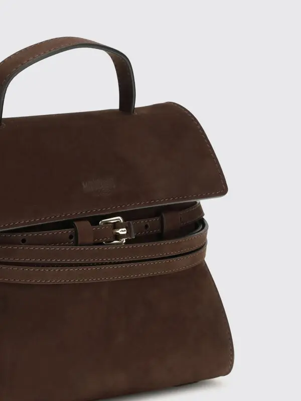 Moschino Tie Me Suede Bag