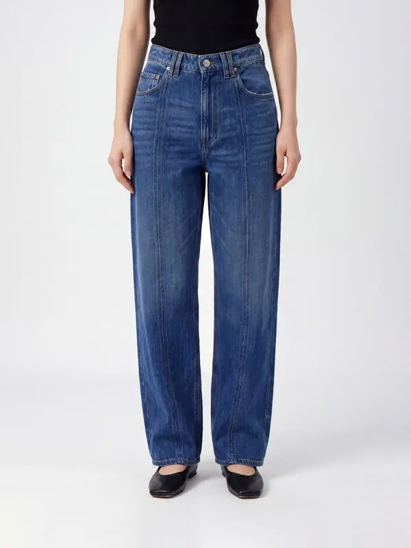 Sportmax Denim Baggy Jeans - Blue