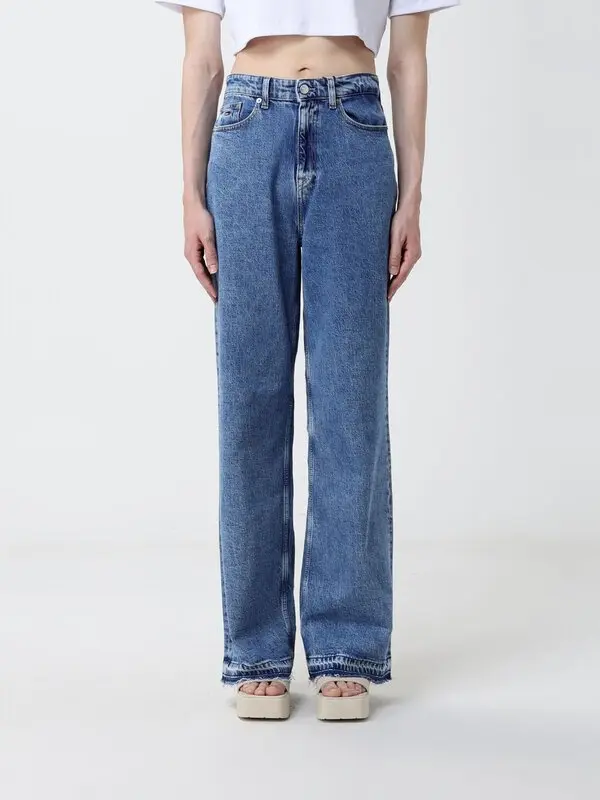 Tommy Hilfiger High Rise Wide Leg Jeans