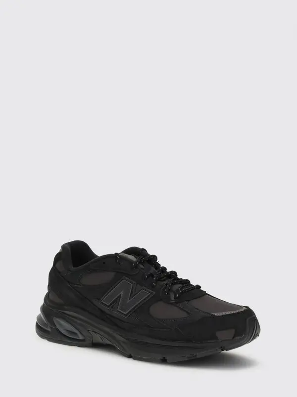 NEW BALANCE 2010 Nubuck And Ripstop Nylon Lace-up Sneakers - Black
