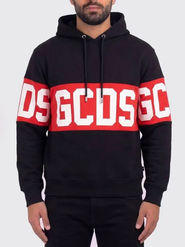 Gcds Cotton Hoodie With Logo