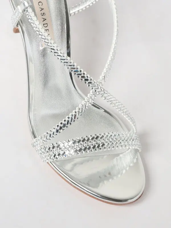 Casadei Embellished Heeled Sandals