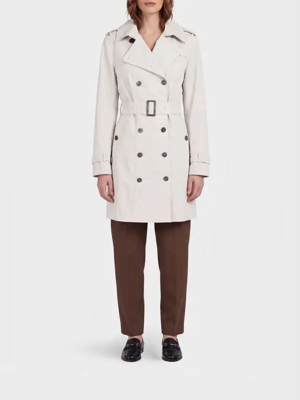 SAVE THE DUCK Sofi Double-breasted Trench Coat - Camel