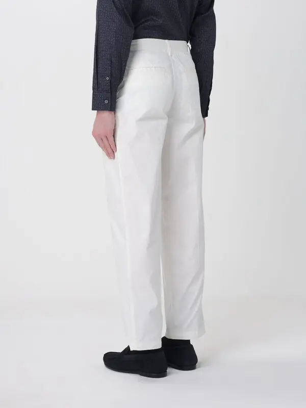 Armani Exchange Wide-leg Cotton Trousers