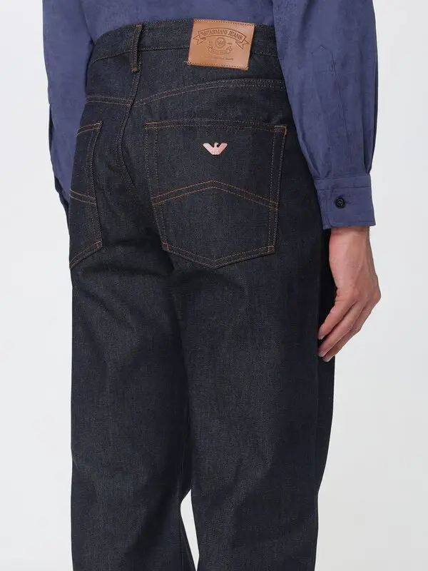 Emporio Armani Dark Wash Denim Trousers