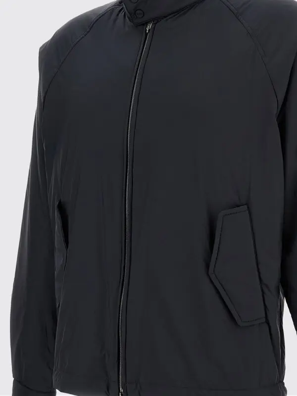 Herno Nylon Windbreaker Jacket With High Neck And Two-way Zip Closure