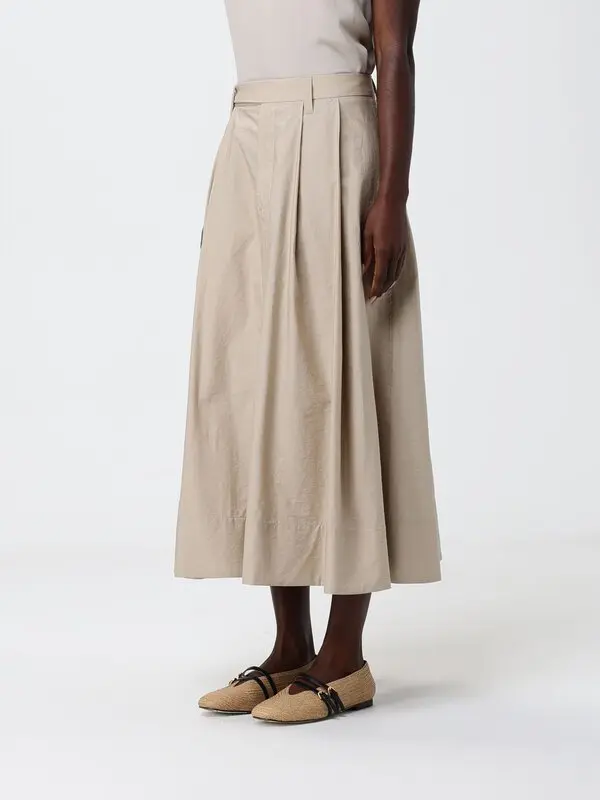 Brunello Cucinelli Skirt Colour - Beige