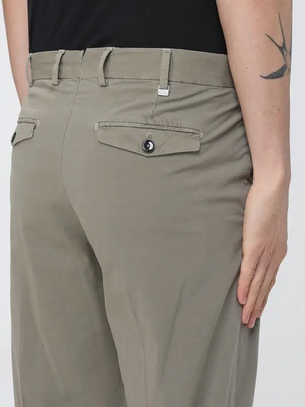 PT TORINO Stretch Cotton Chino Trousers - Green