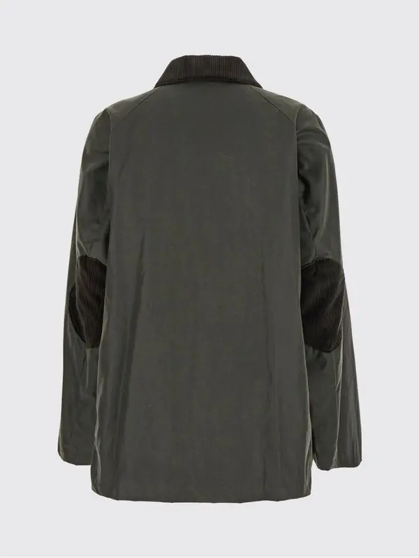 TOTEME Organic Cotton Jacket With Velvet Collar - Green