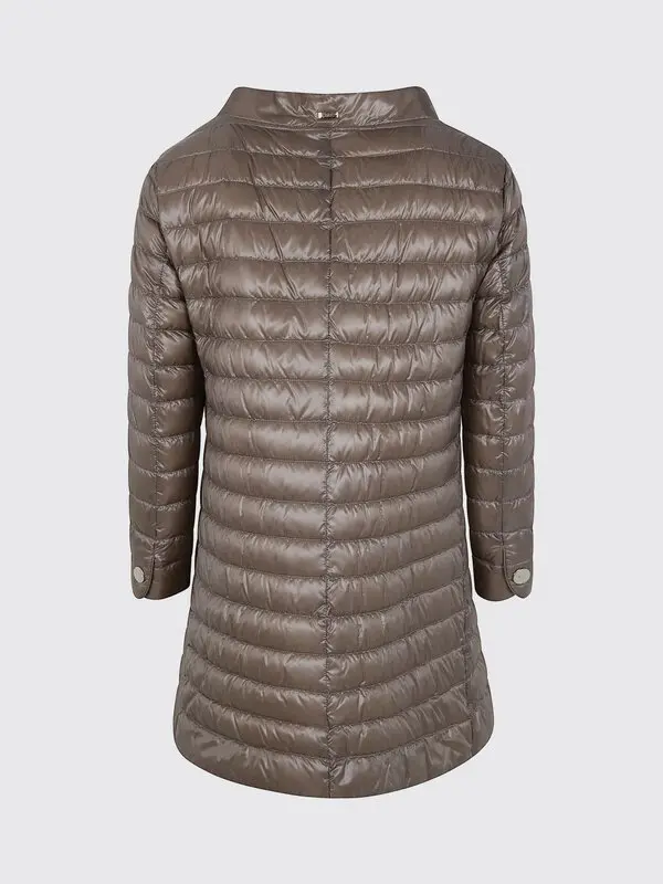Herno Rossella Ultra-light Nylon Short Down Jacket With Mandarin Collar