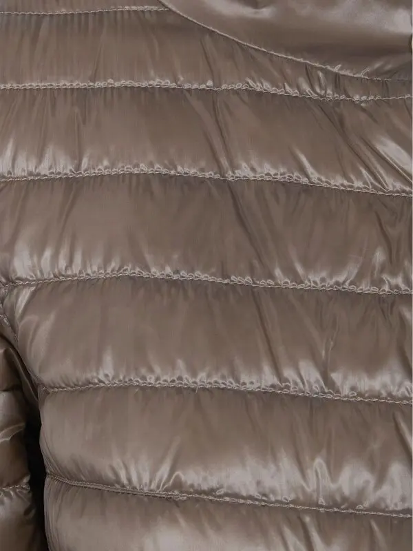 Herno Rossella Ultra-light Nylon Short Down Jacket With Mandarin Collar