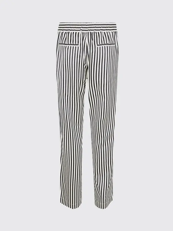 TOM FORD Striped Silk Wide Leg Trousers