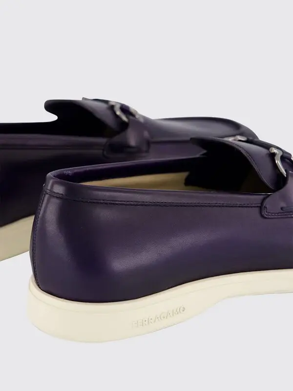 FERRAGAMO Gancini Leather Loafers