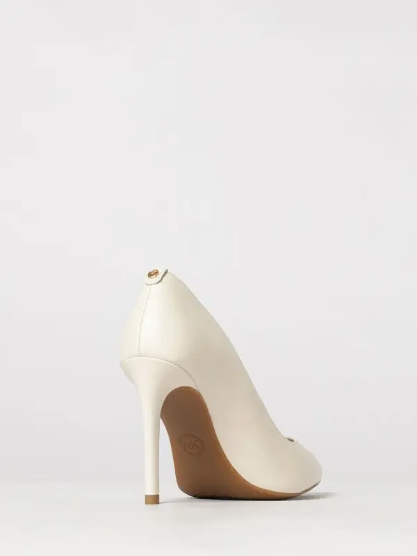Michael Kors Alina Flex Pumps In Leather - Cream