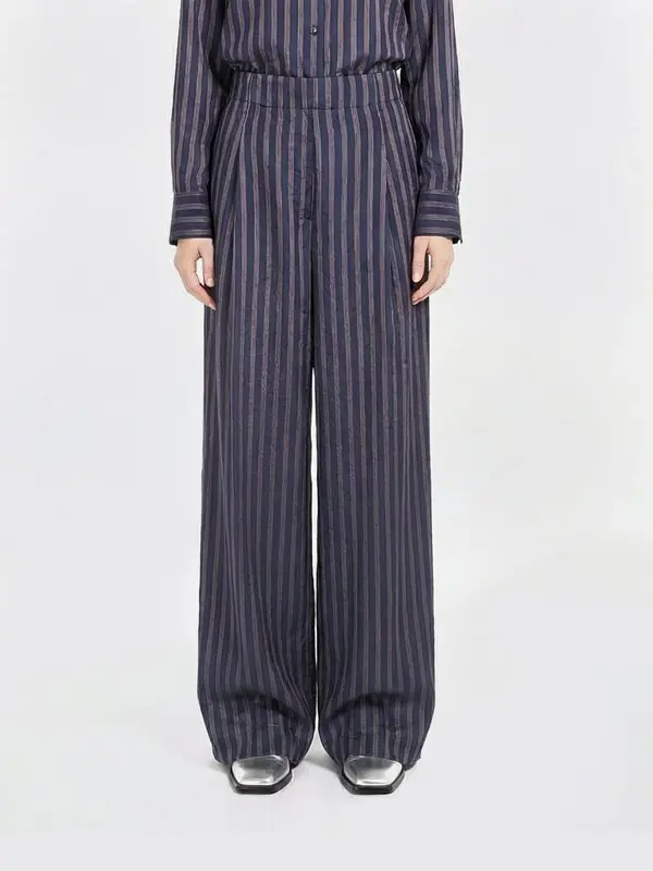 Dries Van Noten Trousers Colour - Blue