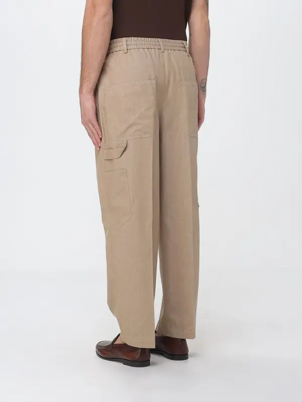PT TORINO Cotton Drawstring Trousers - Sand