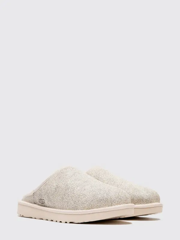 UGG Classic Crackle Leather And Shearling Clogs