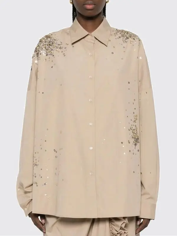 Dries Van Noten Embellished Shirt - Beige