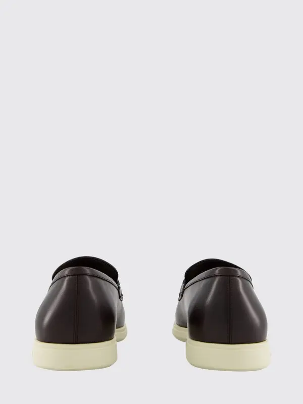 FERRAGAMO Gancini Leather Loafers