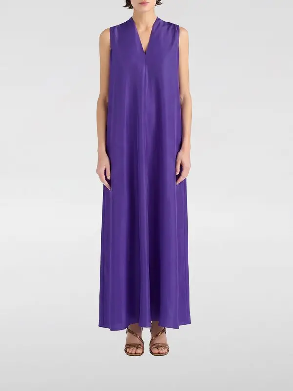 Momoni Sleeveless V-neck Silk Tunic