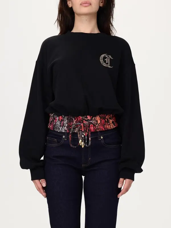 Just Cavalli Embellished Logo Sweatshirt