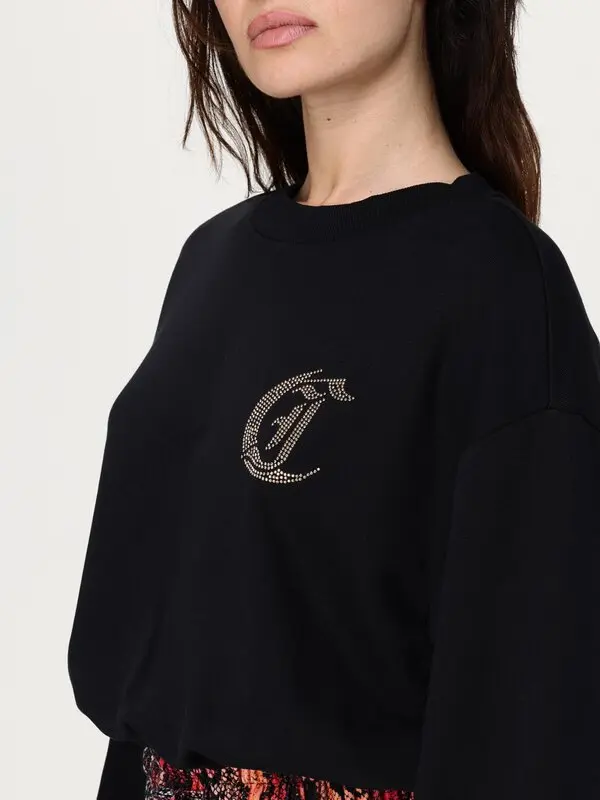 Just Cavalli Embellished Logo Sweatshirt