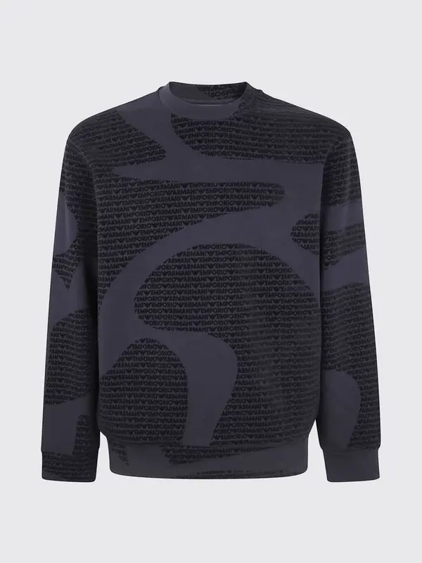 Emporio Armani All-over Logo Sweatshirt