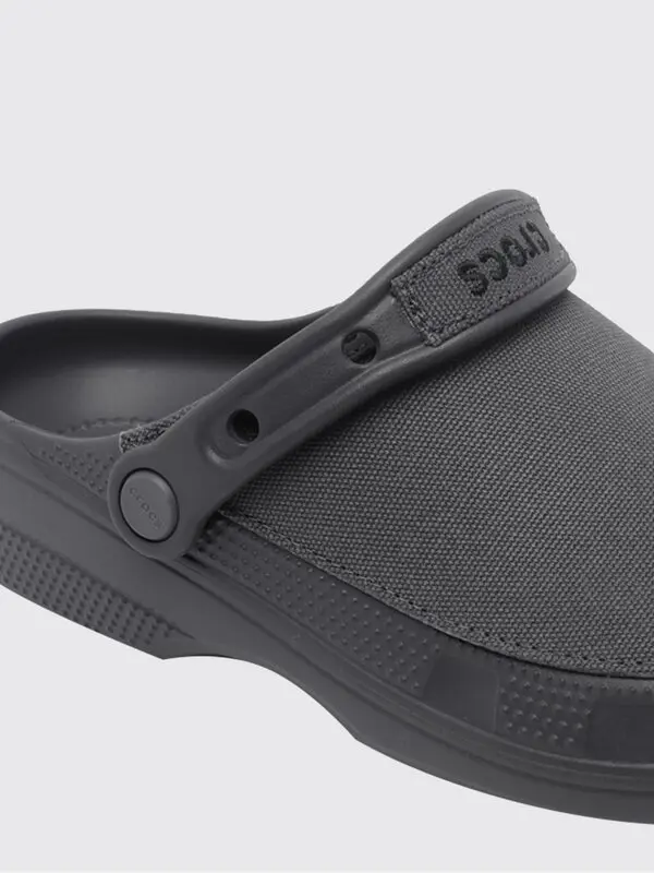CROCS Classic Crafted Clogs In Canvas And Eva Rubber - Black