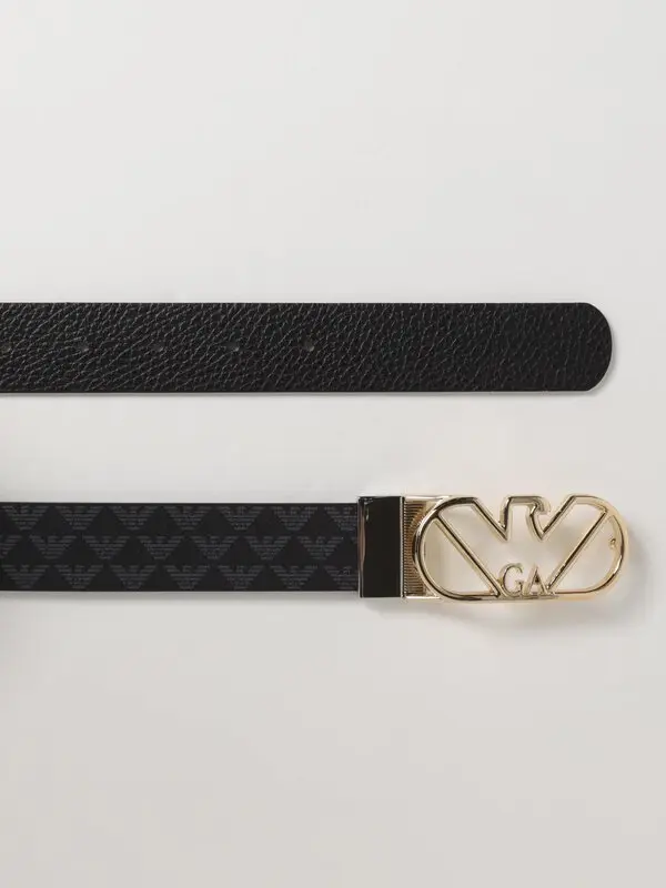 Emporio Armani Monogrammed Logo Belt