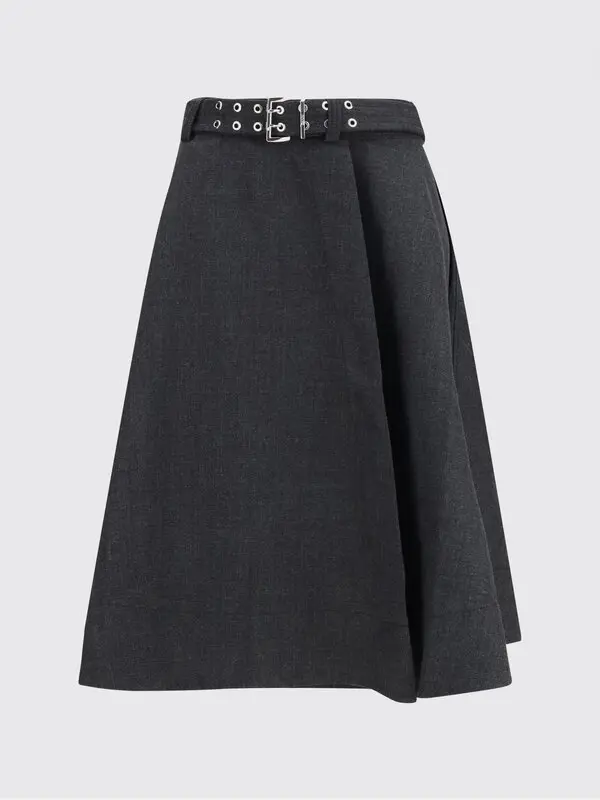GANNI Recycled Wool Blend Skirt