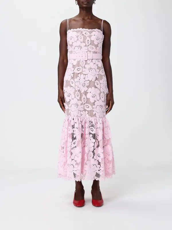 SELF-PORTRAIT Lace Midi Dress