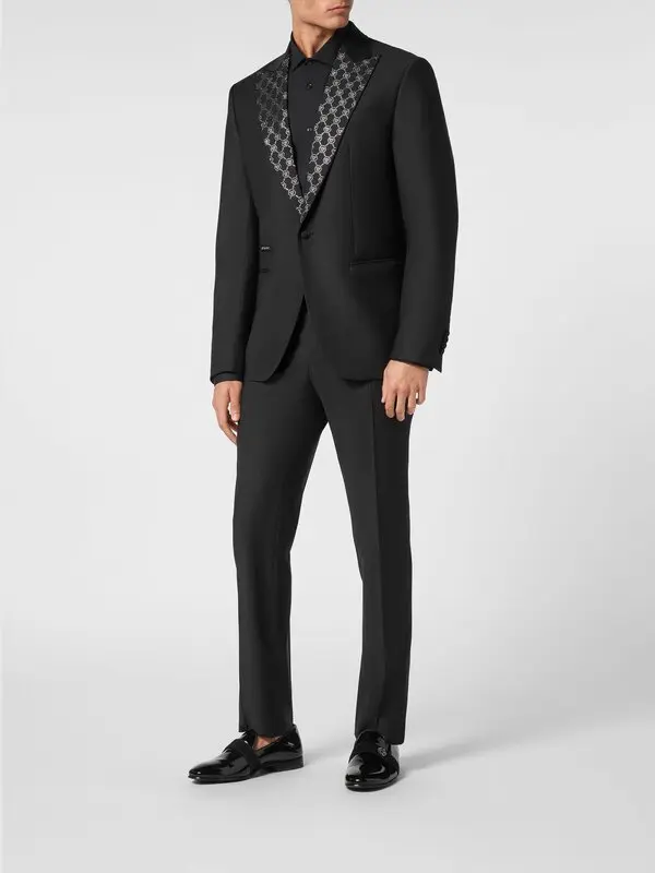 Philipp Plein Single-breasted Wool Blazer Pp