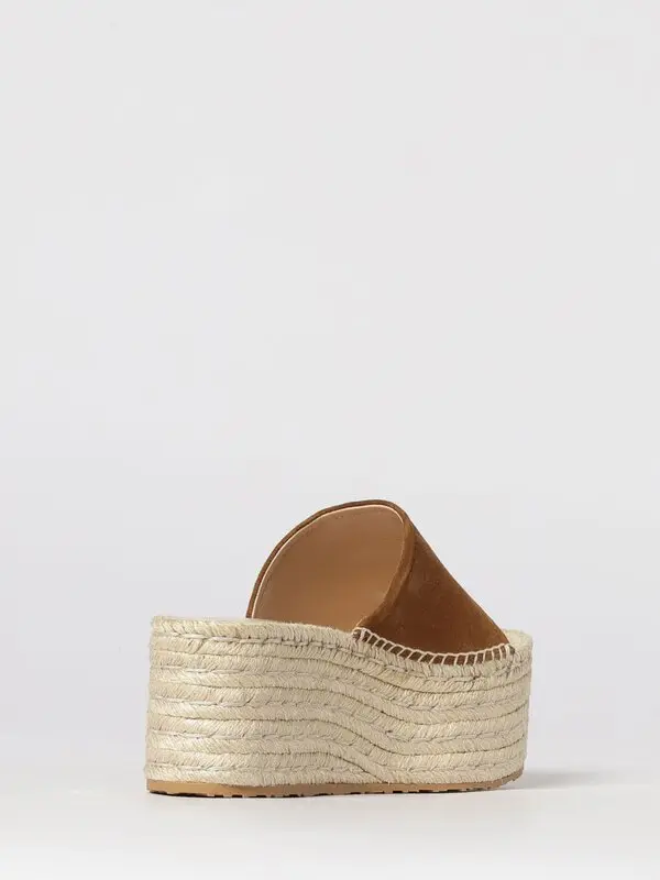 GIANVITO ROSSI Suede Wedge Sandal