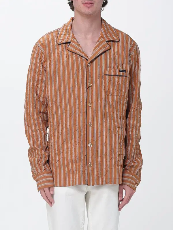 Dolce & Gabbana Striped Silk Blend Shirt