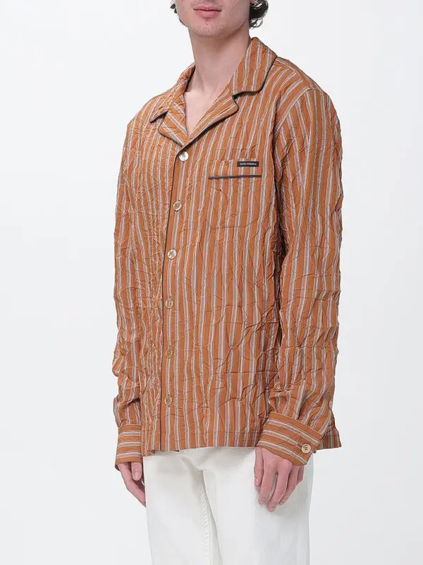 Dolce & Gabbana Striped Silk Blend Shirt