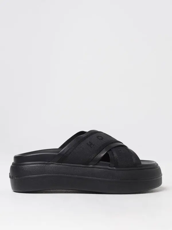 Hogan Heeled Sandals Colour - Black