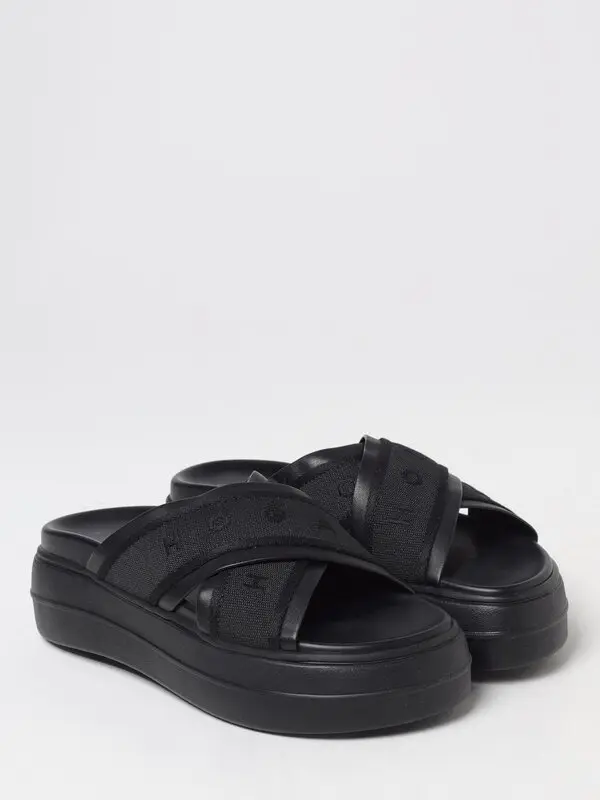 Hogan Heeled Sandals Colour - Black