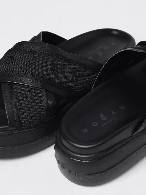 Hogan Heeled Sandals Colour - Black